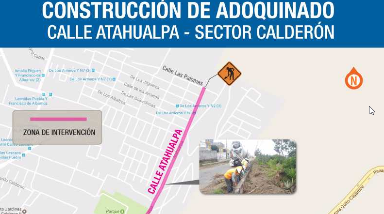 Municipio construye nueva vía en Julio Zabala de Calderón – Quito Informa