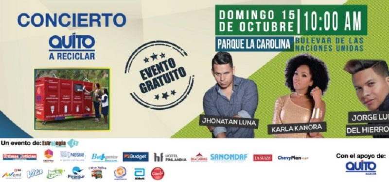 Concierto Gratuito «Quito a Reciclar» – Quito Informa