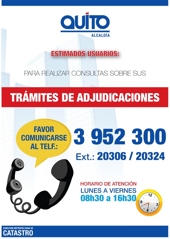 Municipio de Quito: Vía telefónica consulte los trámites de ...