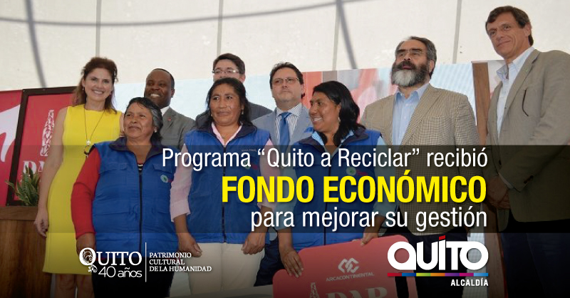 Empresa privada apoya el Programa “Quito a Reciclar” – Quito Informa