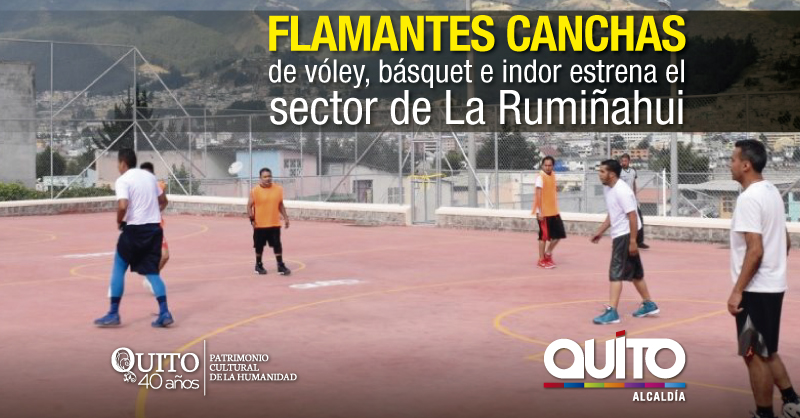 La Rumiñahui cuenta con renovados espacios deportivos – Quito Informa