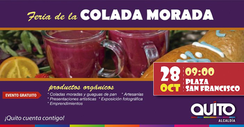 Feria de Colada Morada en San Francisco – Quito Informa