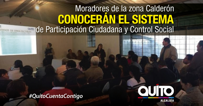 Socialización de la Ordenanza 102 y Plataforma Quito Decide – Quito Informa