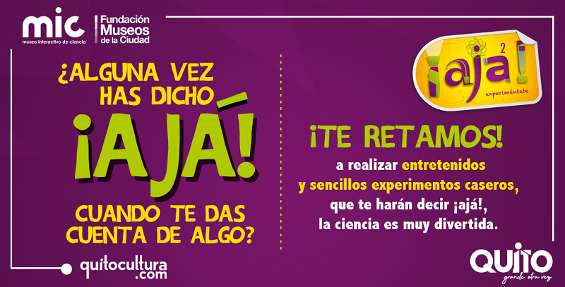 Museos Desde Casa: Divertidos experimentos para decir ¡Ajá! ¡Así ha ...