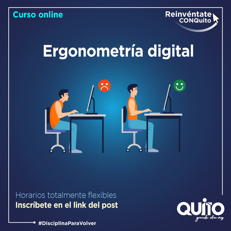 Aprende sobre ergonometría digital – Quito Informa