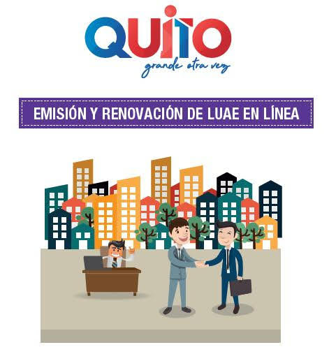 Hasta el 31 de diciembre se podrá renovar la LUAE – Quito Informa