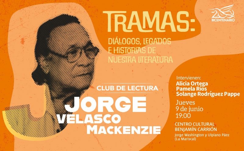 Sea parte del conversatorio sobre la obra de Jorge Velasco Mackenzie – Quito Informa