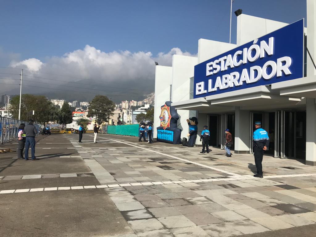 Con éxito se habilitó el nuevo ingreso a la Estación ‘El Labrador’ del ...