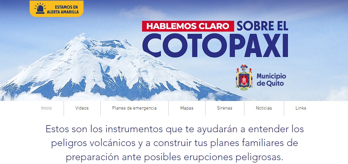 ¿Cómo se llena el Plan de Capacitación Familiar ante la amenaza del volcán Cotopaxi? – Quito Informa