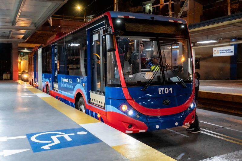 La flota de buses eléctricos más grande de Ecuador se pondrá al ...