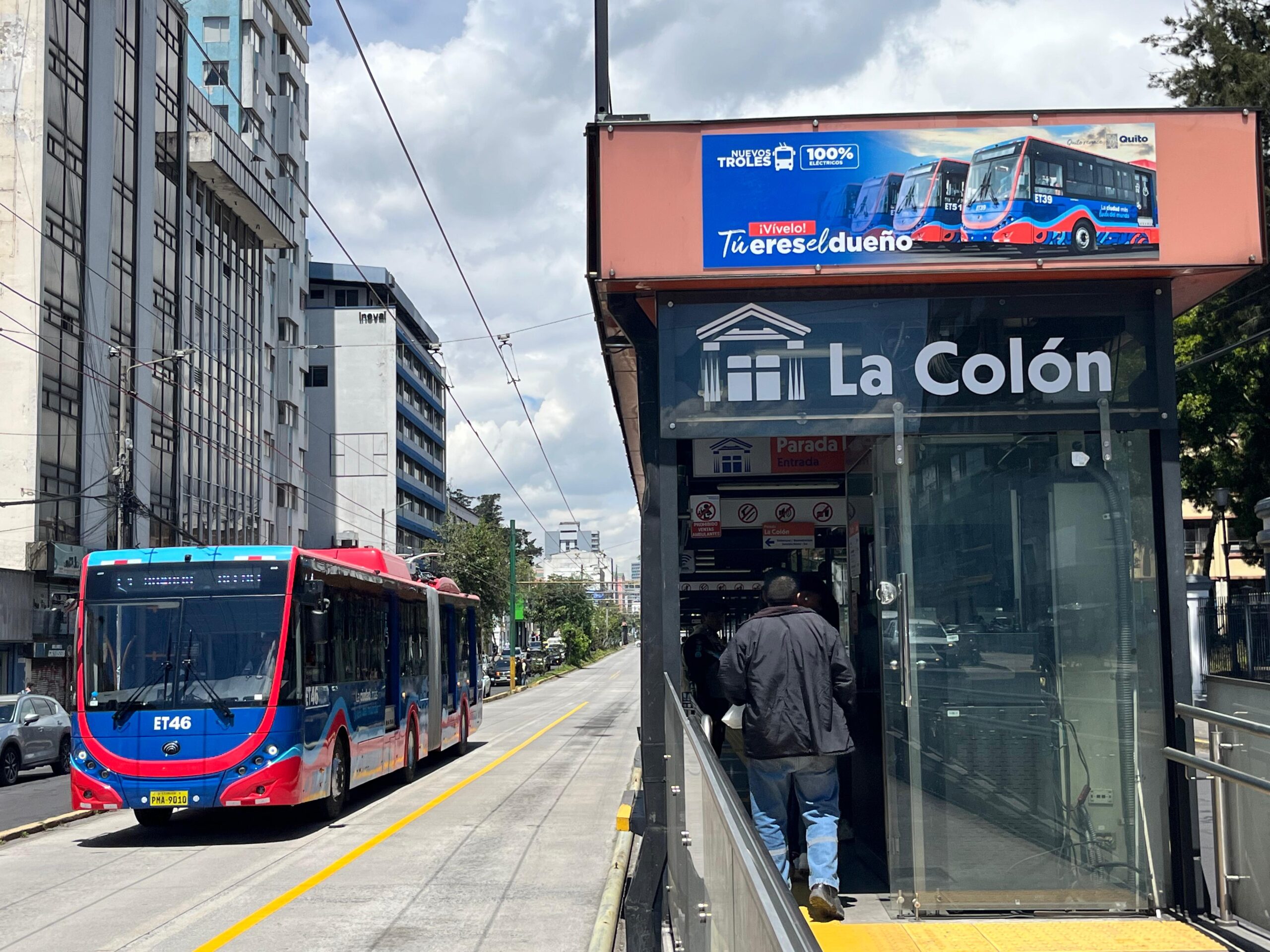 Paradas del Trolebús serán readecuadas – Quito Informa